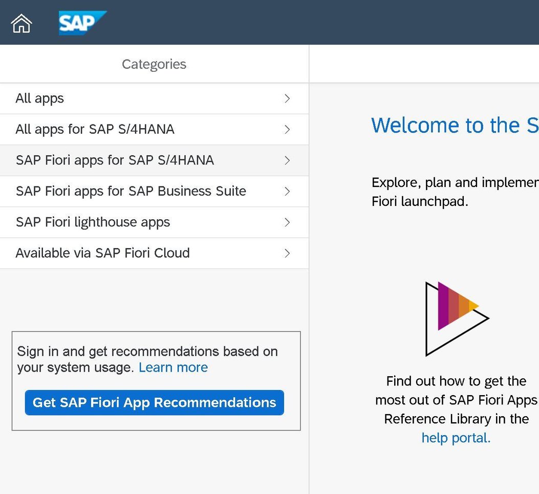 SAP FIORI Library